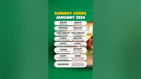 📌 Subway Promo Codes In January 2024 Save This Subway Footlong Foodhacks Promocodes