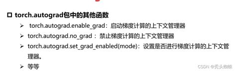 Pytorch中关于梯度计算pytorch 梯度 Csdn博客