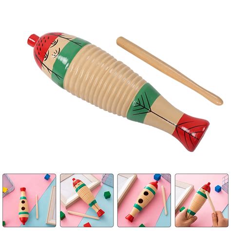 Mlins 4 Sets Of Percussion Instruments Wood Musical Instrument Abs Block Instrument With Rhythm