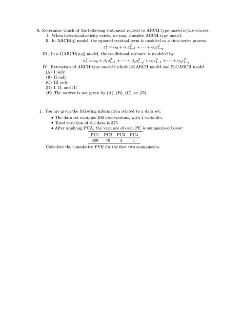 Practice Question Set You Are Given The Following Information Related