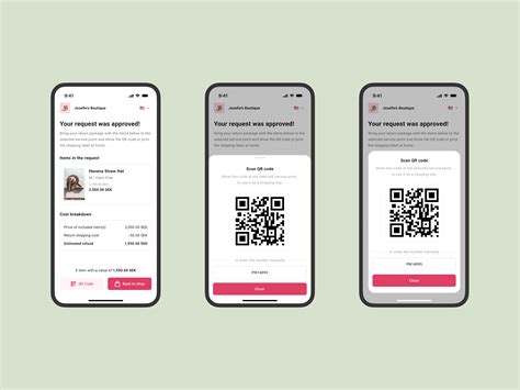 qr code modal mobile ui by niko v on dribbble