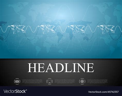 Abstract Blue Tech Corporate Design Royalty Free Vector