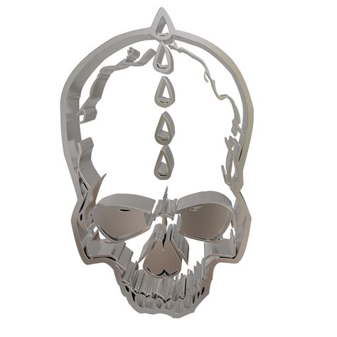 3d Illustration Skull Symbol 9902238 Png