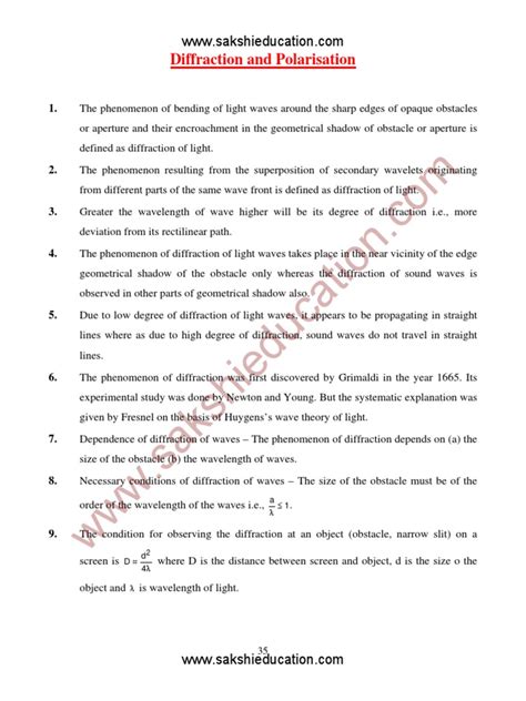 diffraction pdf diffraction polarization waves