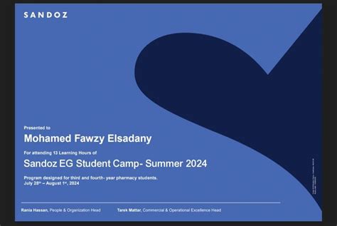 Mohamed Fawzy Elsadany On Linkedin I Am Very Proud To Attend This Camp