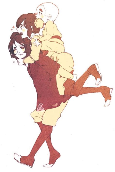 Jinora Ikki And Meelo Anime Style Avatar The Last Airbender Art