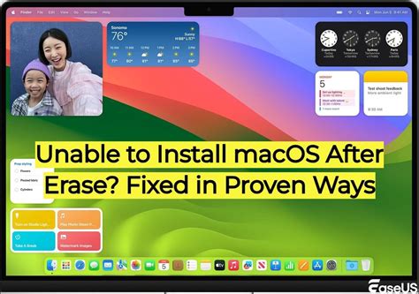 Unable To Install MacOS After Erase Proven Fixes