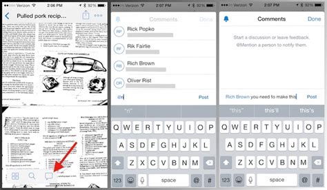Comment On Files With Updated Dropbox Ios App Cnet