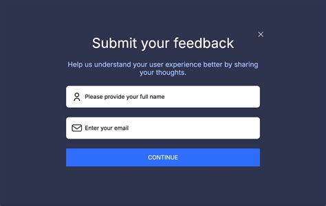 feedback form templates visme