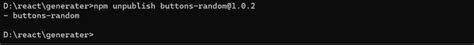 unpublishing specific version number and all available versions of npm