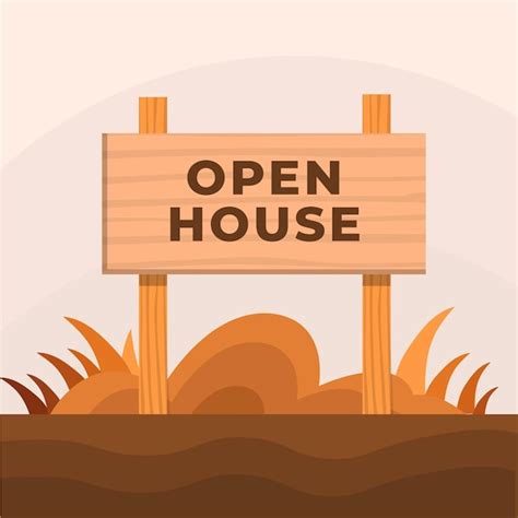 Tag Der Offenen T R Kostenlose Vektor