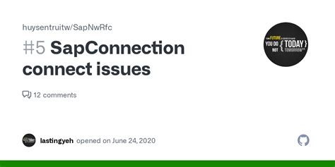 sapconnection connect issues · issue 5 · huysentruitw sapnwrfc · github