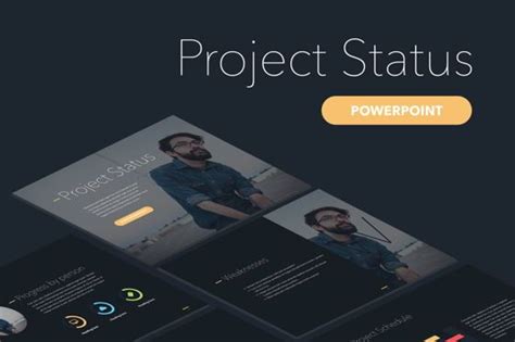 Project Status PowerPoint Template Presentation Template