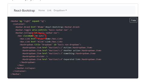 Unexpected Classname Me Auto In Docs For Navbar Component · Issue