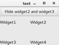 Alignment GTK C Avoid Preserving Space For Hidden Widgets Inside A GtkGrid Stack Overflow