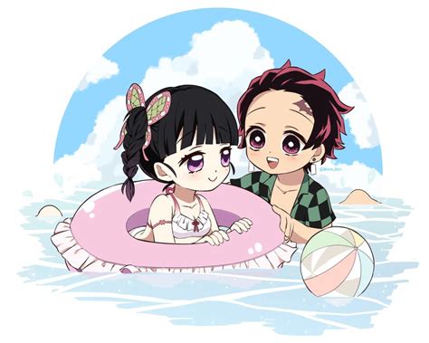 Kamado Tanjirou And Tsuyuri Kanao Kimetsu No Yaiba Drawn By Pori Kmt Pori Danbooru