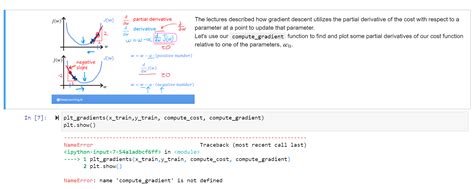Optional Lab Gradient Descent Supervised Ml Regression And Classification Deeplearningai