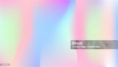 홀로그램 배경입니다 그래픽 용지 레인보우 카드 핑크 레트로 그라데이션 팝 가솔린 브로셔 무지개 빛깔의 그라데이션 추상 질감 표면을 흐리게합니다 보라색 홀로그램 배경 1980