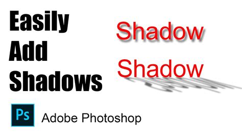 Adding A Shadow In Photoshop Two Powerful Techniques Youtube