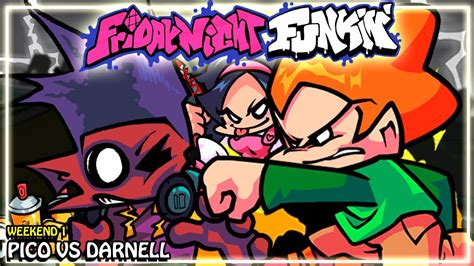 Darnell Vs Pico Friday Night Funkin Weekend 1 Youtube