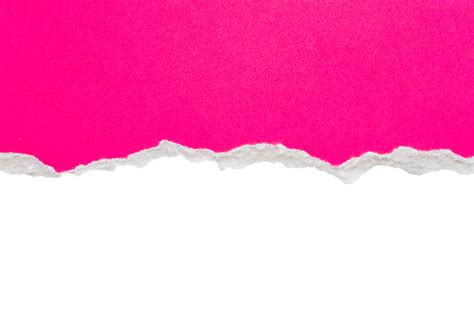 분홍색 찢어진 종이 찢어진 가장자리 스트립은 흰색 배경에 고립되어 있습니다 가장자리에 대한 스톡 사진 및 기타 이미지 가장자리 고철 공란 Istock