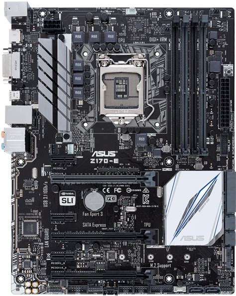 Asus Z170 E Motherboard Specifications On Motherboarddb