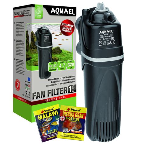 AQUAEL FAN-1 PLUS Filtr wewnętrzny akwarium 100L 6975216668 - Allegro.pl