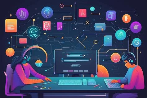premium photo hand coding concept illustration