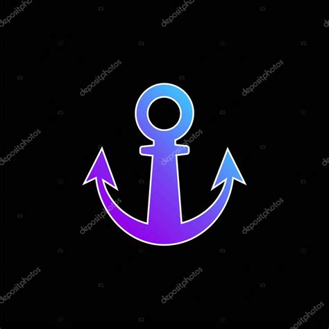 Herramienta De Programación De Anclaje Símbolo Icono De Vector De Gradiente Azul 2022