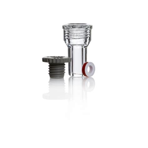 Torion Glass Screw Thread Joint With Plastic Fitting And Ptfe Sheathed