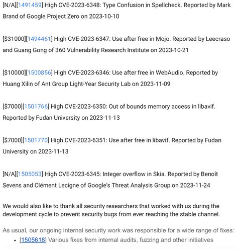 谷歌紧急更新Chrome 浏览器修复Skia引擎零日漏洞CVE Firefox 黑客 版本