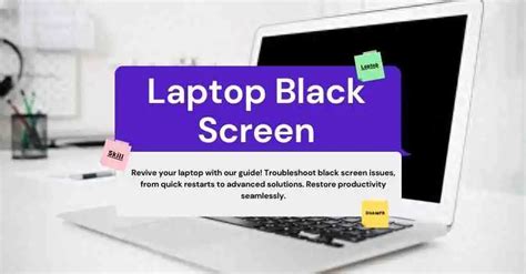 Restart Or Troubleshoot Laptop Black Screen Solutions