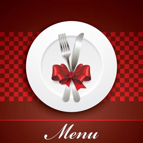 Premium Vector Red Color Background Menu Vector