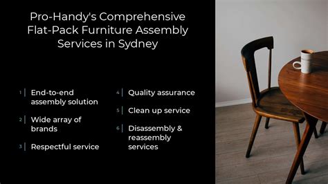 Flat Pack Furniture Assembly Sydney Expert Handyman Services Pro