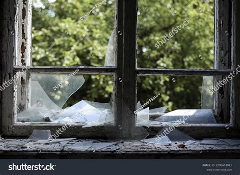 Broken Window Glass