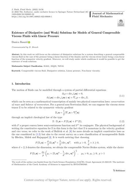 Existence Of Dissipative And Weak Solutions For Models Of General