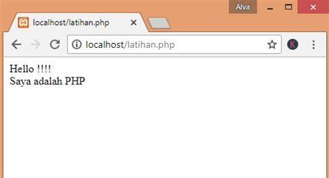 Contoh Penulisan Script PHP Yang Benar Alvamedia