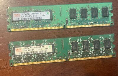 2x 2GB PC2-6400 DDR2 HYNIX HYMP125U64CP8-S6 AB and AB-C | eBay