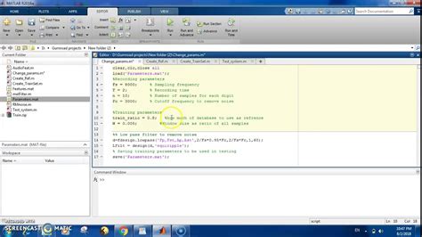 Speech Recognition Using Dynamic Time Warping Dtw In Matlab Youtube