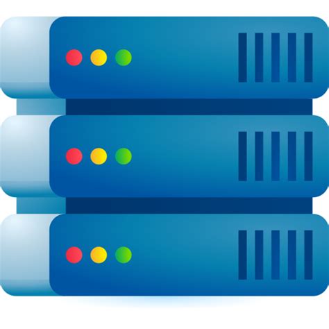 Server 3d Toy Gradient Icon