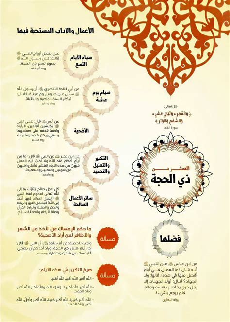 جدول إستغلال العشر ذي الحجة المسلسل من زادّ صلّوا على النبي ﷺ