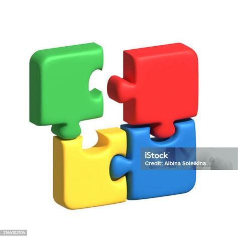다채로운 직소 퍼즐 큐브 전략 직소 비즈니스 및 교육의 3d 그림 0명에 대한 스톡 사진 및 기타 이미지 0명 3차원 형태 개념 Istock