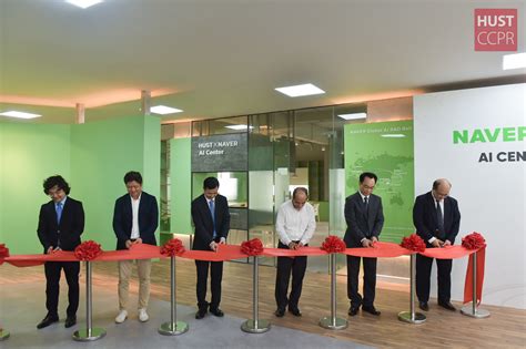 Hust Officially Launched Hust Naver Ai Centre