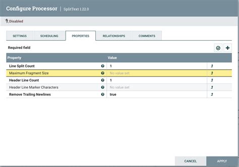 Nifi Splittext Split File With 2 Records To Infinity Files Stack Overflow