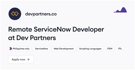 Himalayas On Linkedin Remote Servicenow Developer Job At Dev Partners