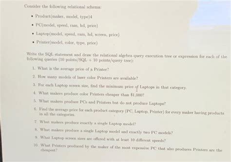 [solved] consider the following relational schema produ