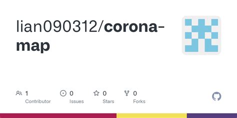 GitHub Lian090312 Corona Map