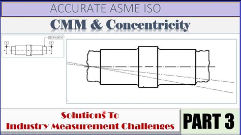 Concentricity On Cmm The Solution Youtube