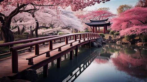 Premium Ai Image Mesmerizing Japanese Garden