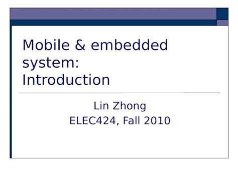 pptx mobile and embedded system introduction dokumen tips
